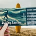 Surfing Ticket, Surfing Lesson Voucher Template, Printable Surfing ...