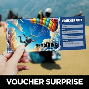 joke skydiving voucher
