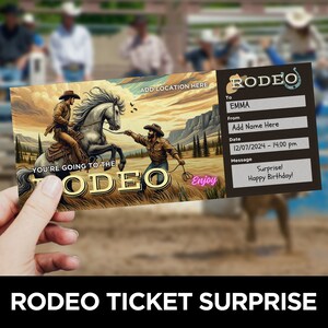 Rodeo Ticket Template, Horseback Rider, Horseback Riding, Texas Rodeo ...