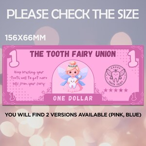 Printable Tooth Fairy Bills, Tooth Fairy Certificate, Tooth Fairy ...
