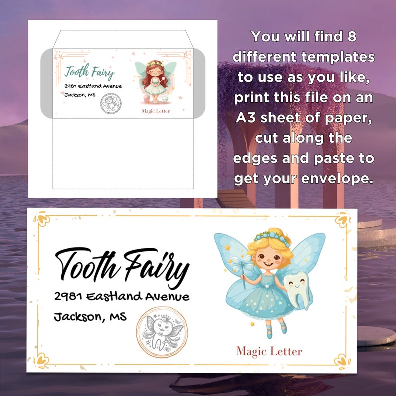 Tooth Fairy Certificate, Printable Tooth Fairy Letter, Tooth Fairy Letter Template, First Lost ...