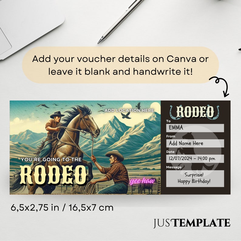 Rodeo Ticket Template, Horseback Rider, Horseback Riding, Texas Rodeo ...