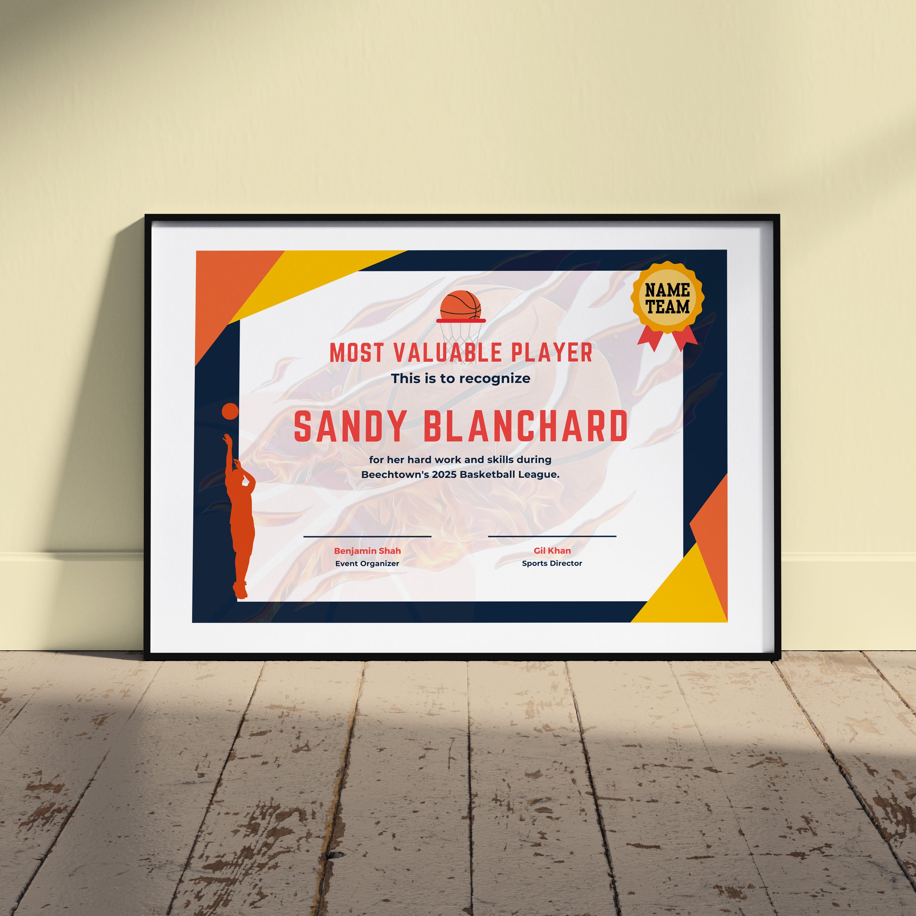 Editable Basketball Awards, Basketball Certificate, Award Certificates ...