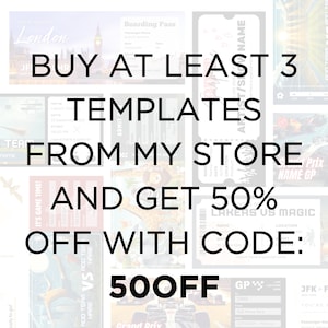 Editable Moto GP Ticket Template, Grand Prix Invitation, Moto GP Race ...