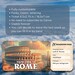 Rome Plane Ticket Template, Boarding Pass Ticket Template, Flight ...