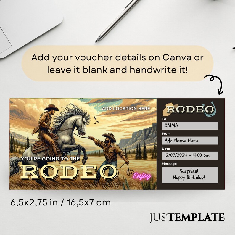 Rodeo Ticket Template, Horseback Rider, Horseback Riding, Texas Rodeo ...