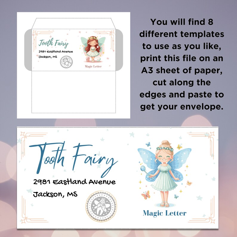 Tooth Fairy Certificate, Printable Tooth Fairy Letter, Tooth Fairy ...