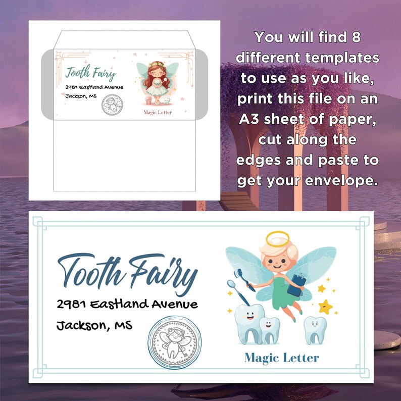 Tooth Fairy Certificate, Printable Tooth Fairy Letter, Tooth Fairy ...