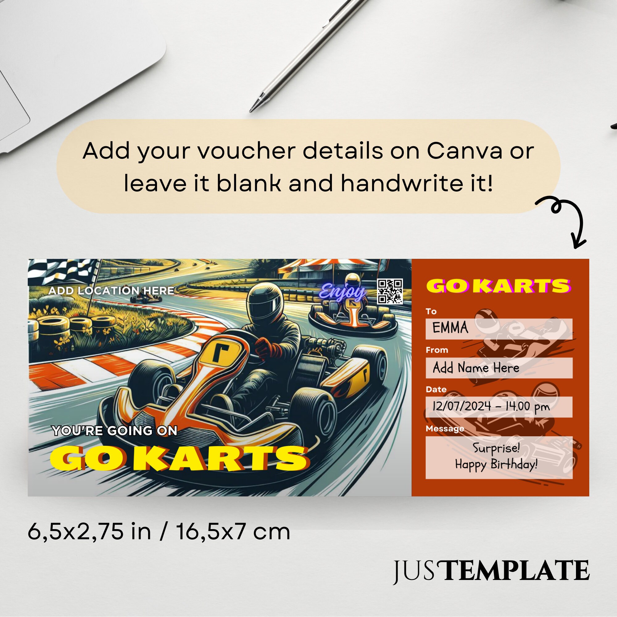 Go Kart Ticket, Go Kart Racing, Go Karting, Racing Ticket , Race Car ...
