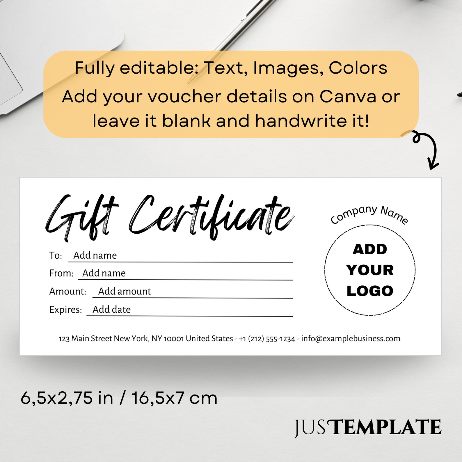 Voucher Gift Template, Gift Voucher Design, Printable Event Ticket ...