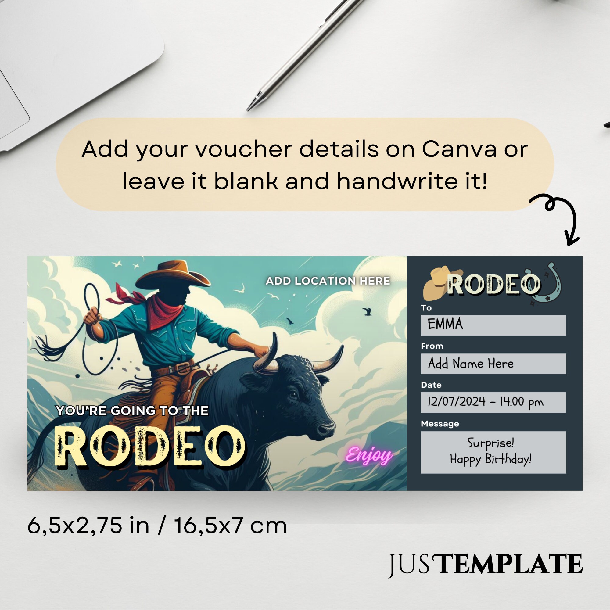 Rodeo Ticket Template, Bull Rider, Bull Riding Rodeo, Texas Rodeo ...