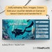 Scuba Diving Ticket Template, Water Sport Voucher, Printable Deep Sea ...