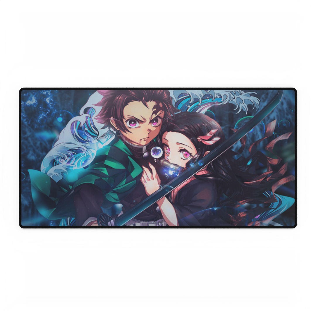 Anime Mousepad | Demon Slayer Mousepad | Tanjiro/nezuko Mousepad | Gift ...