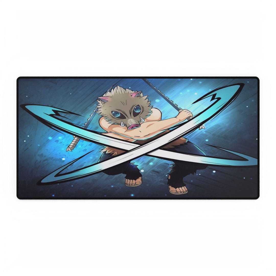 Anime Mouse Pad | Demon Slayer Mouse Pad | Inosuke Mouse Pad | Gift for ...