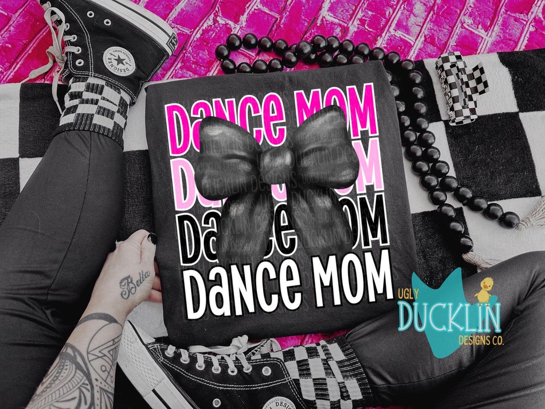 Dance PNG Dance Mom Digital Download Coquette Bow Sublimation - Etsy