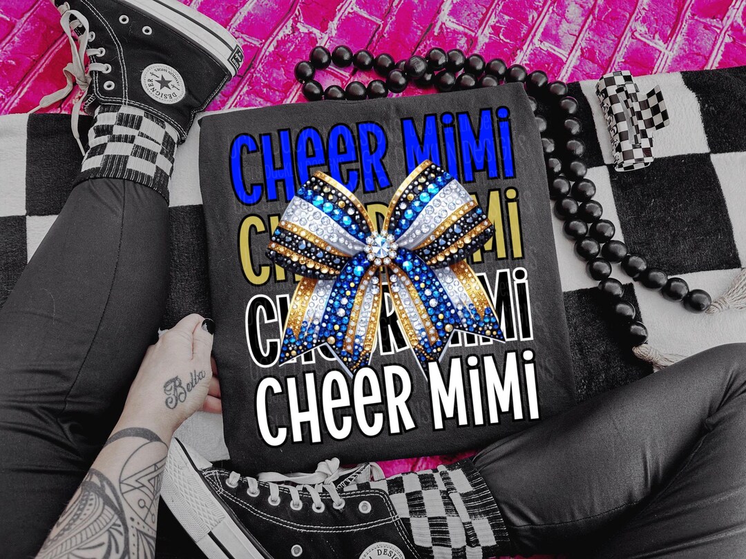 Cheer Mimi PNG Cheer Digital Download Cheerleader Sublimation - Etsy