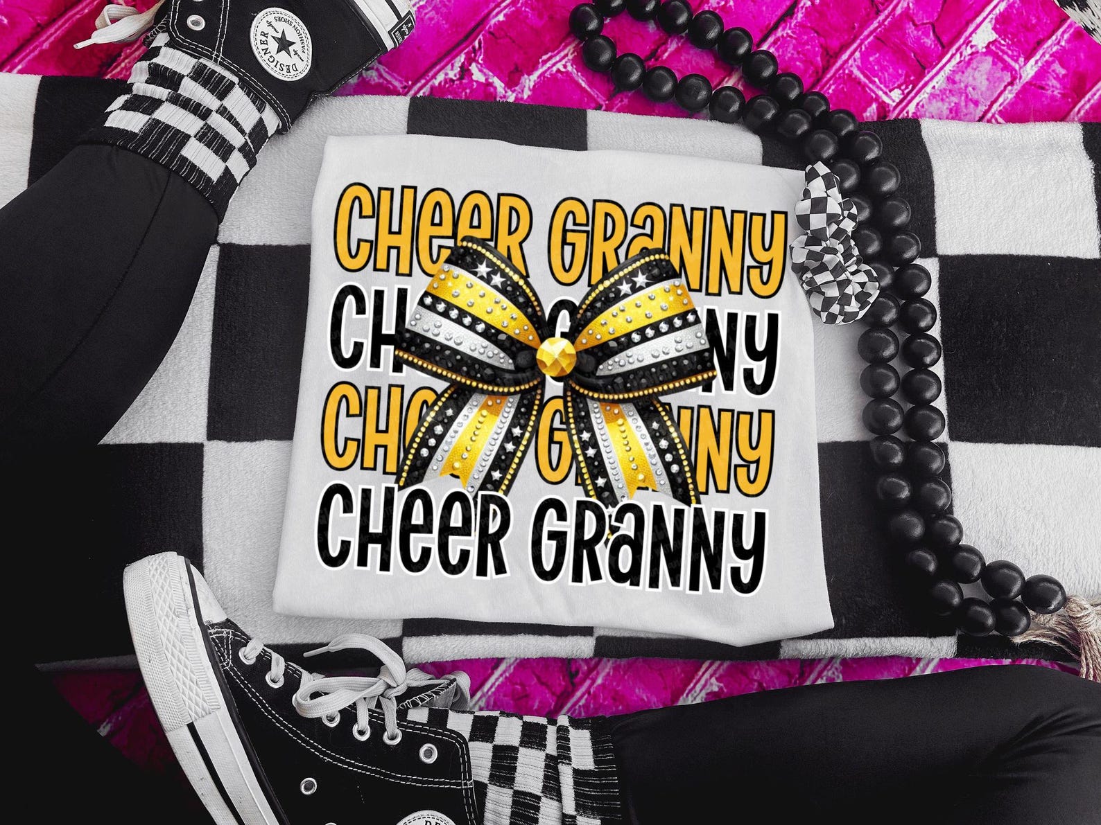 Cheer Granny PNG Cheer Digital Download Cheerleader Sublimation - Etsy