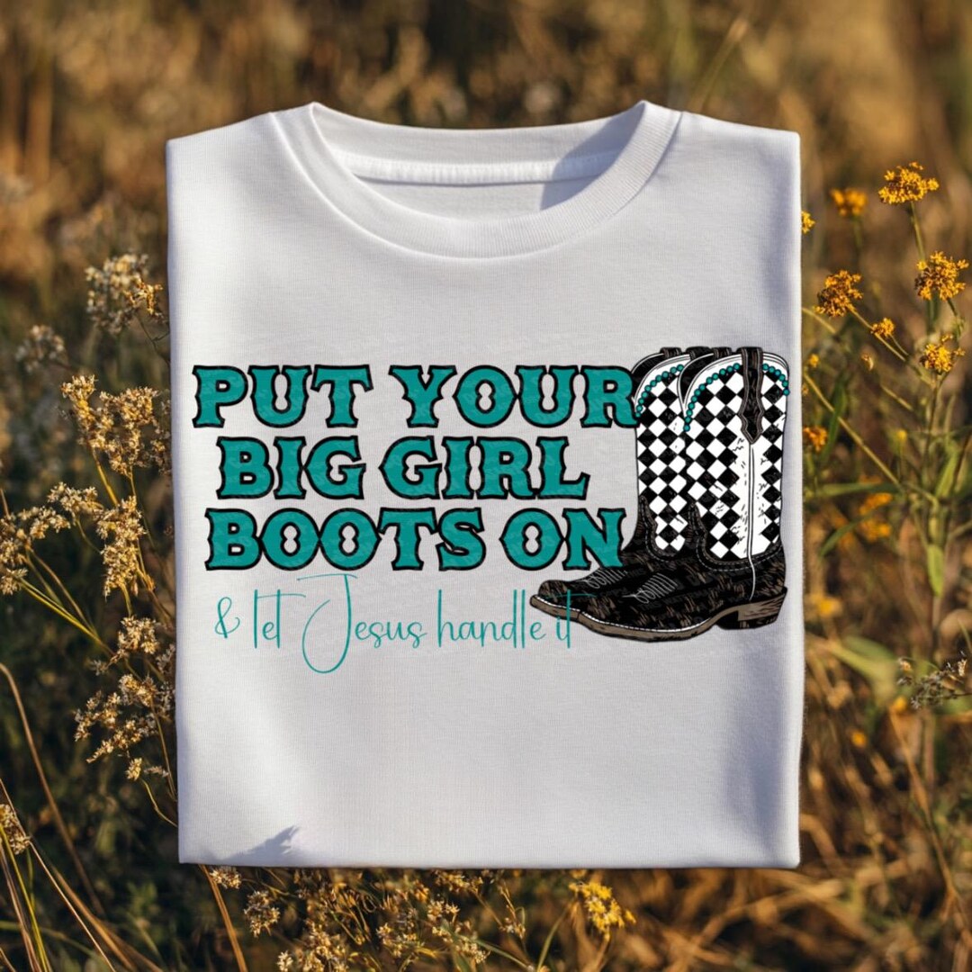 Let Jesus Handle It PNG Western Digital Design Faith Sublimation Design ...