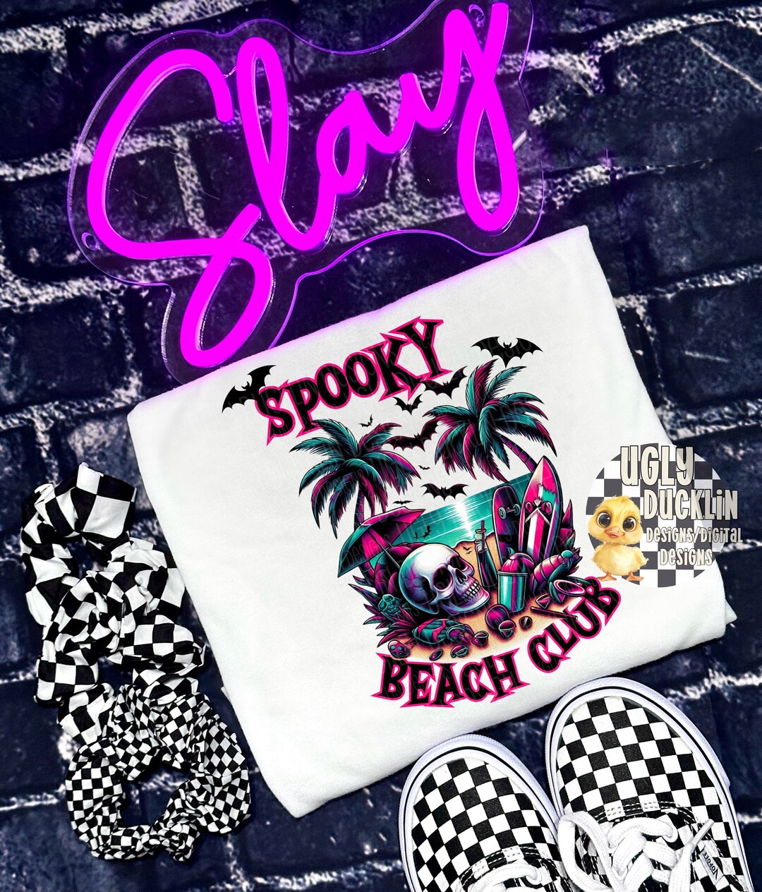 Spooky Beach Club PNG Halloween Digital Download Spooky Summer ...