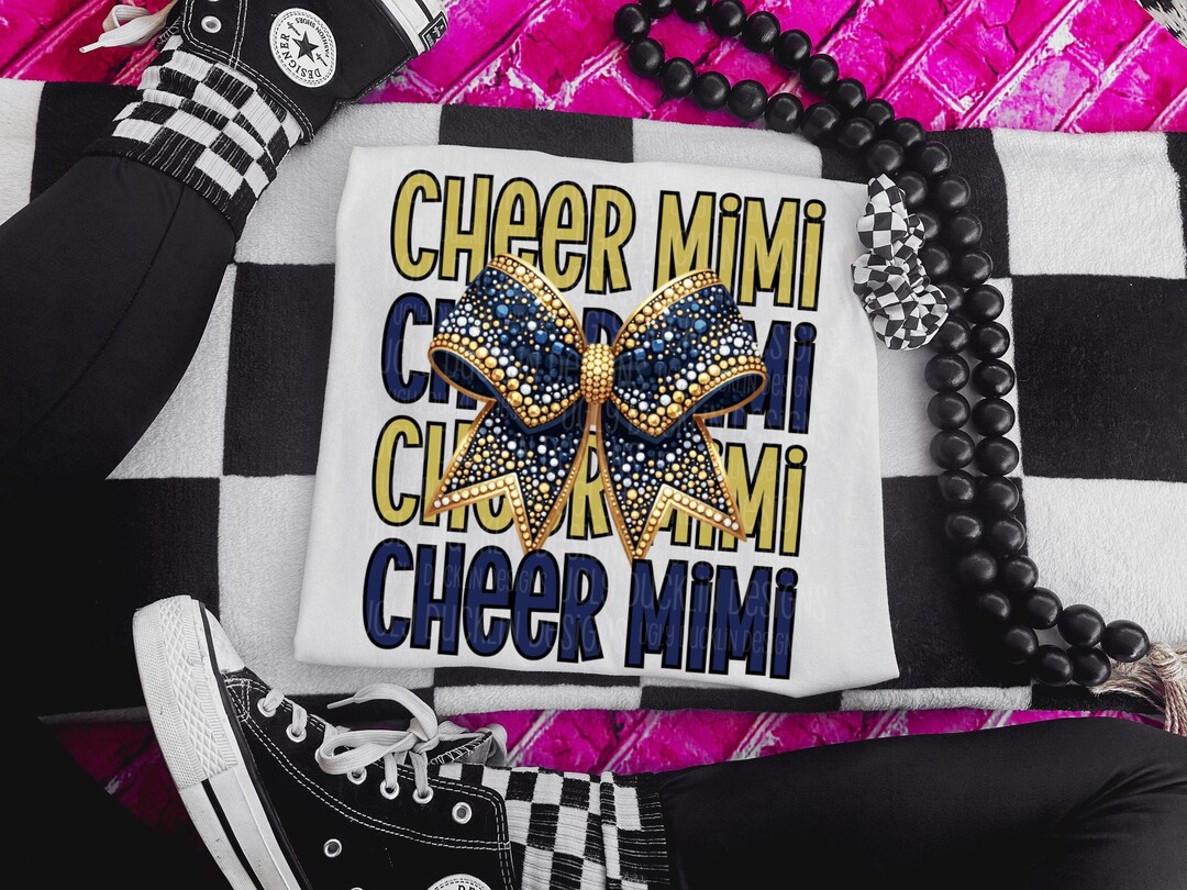 Cheer Mimi PNG Cheer Digital Download Cheerleader Sublimation - Etsy