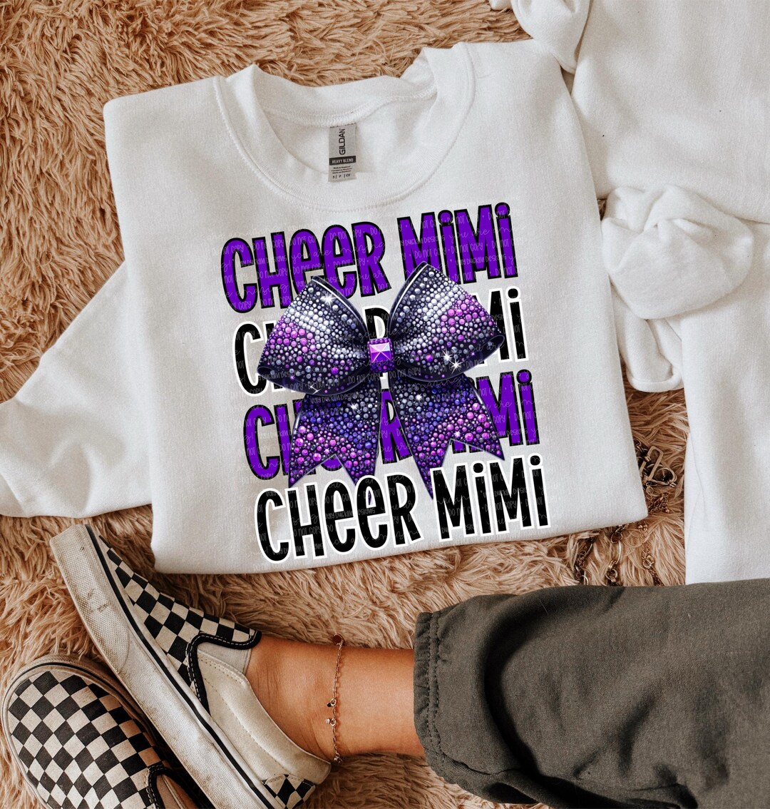 Cheer Mimi PNG Cheer Digital Download Cheerleader Sublimation - Etsy