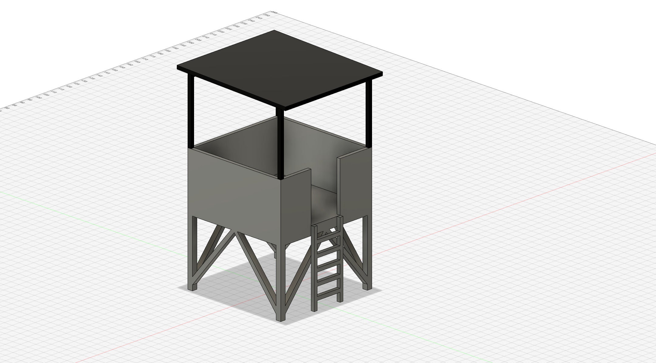 1:32 Scale Turn Marshall Tower/flag Stand KIT for Slot Car Tracks and ...