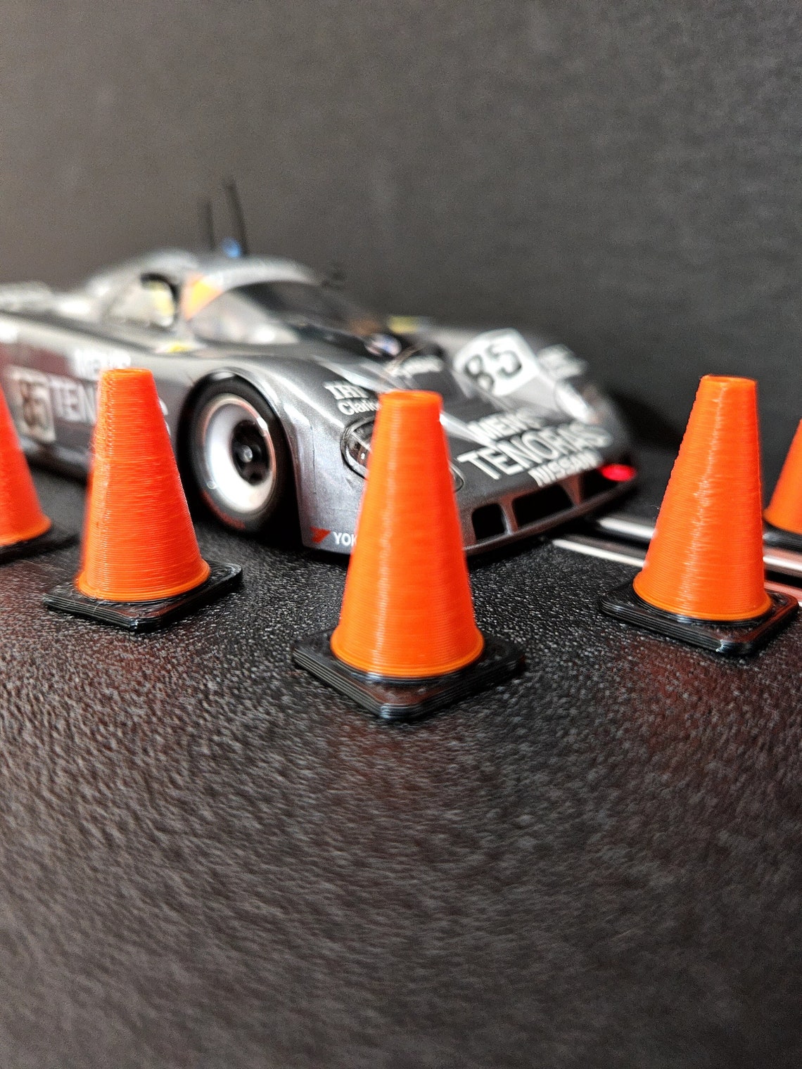1:32 Scale Traffic Cones for Slot Car Tracks and Pit Lane Dioramas. - Etsy