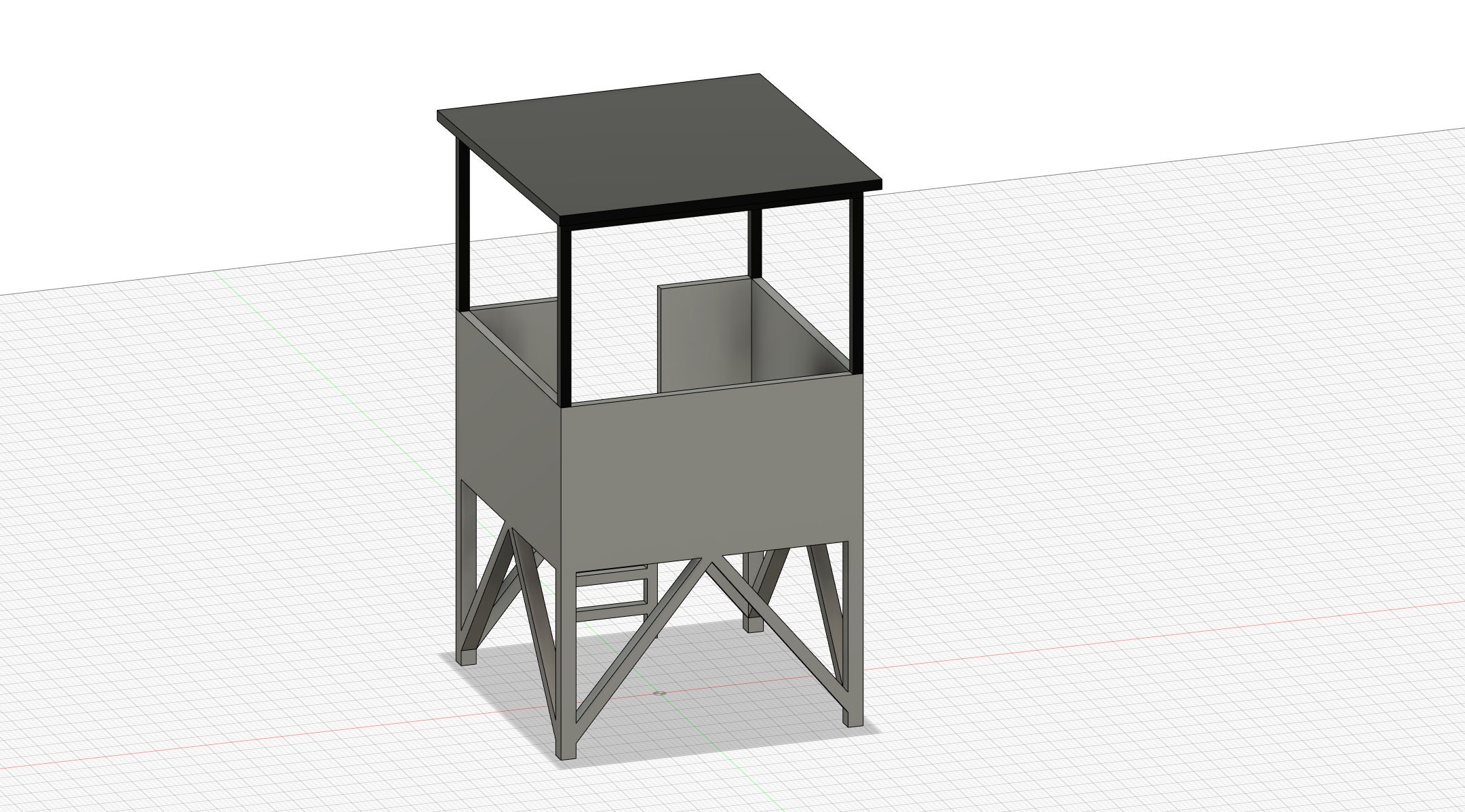 1:32 Scale Turn Marshall Tower/flag Stand KIT for Slot Car Tracks and ...