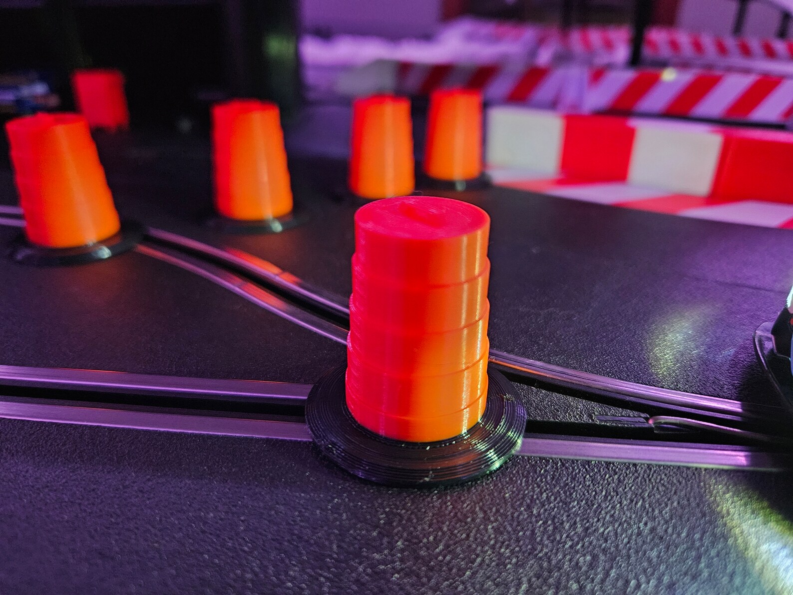 1:32 Scale Orange Construction Barrels for Slot Car Tracks and Dioramas ...