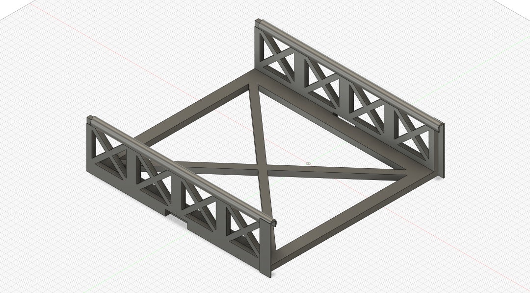 SCALEXTRIC Size 3d Designed and Printed Modular Bridge Sections for 1: ...