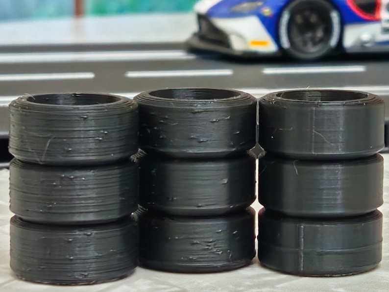 3d Printed 1:32 Scale Tire Stacks for Slot Car Pit Lane Dioramas and ...