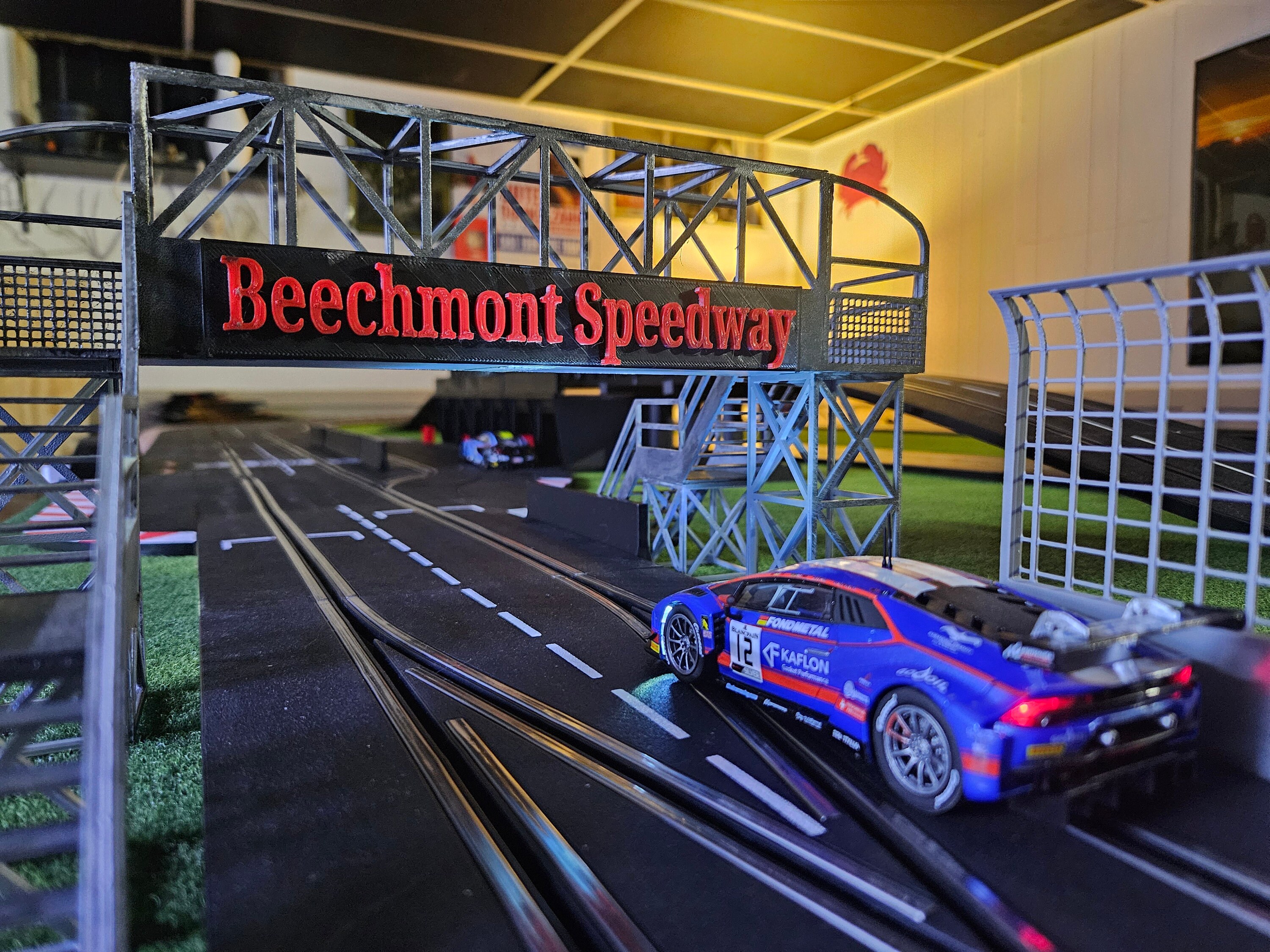 1:32 Scale Pedestrian Bridge for Slot Car Tracks and Dioramas Model Kit ...