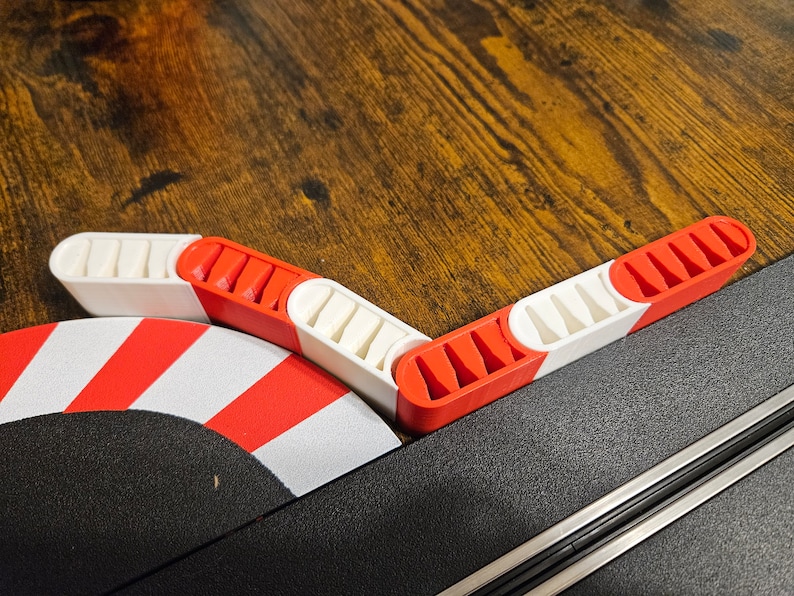 5 SAFER Barrier Wall Sections for 1:32 Scale Slot Car Tracks and ...