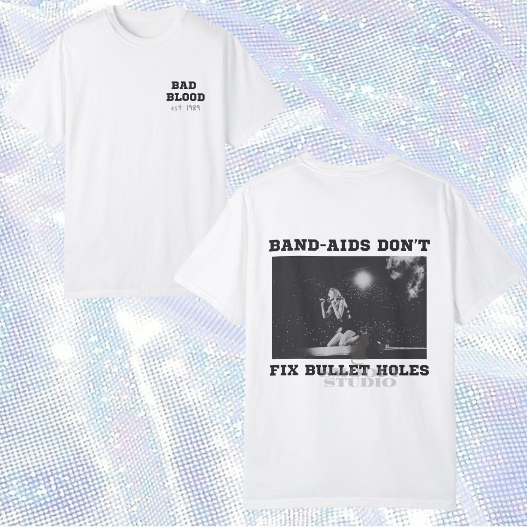 Taylor 1989 Bad Blood Hardcore Band Parody Band Aids Don't Fix Bullet ...