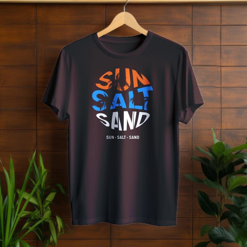 Sun Salt Sand Beach Shirt Png, Retro Summer Shirts Png, Trendy Shirts ...