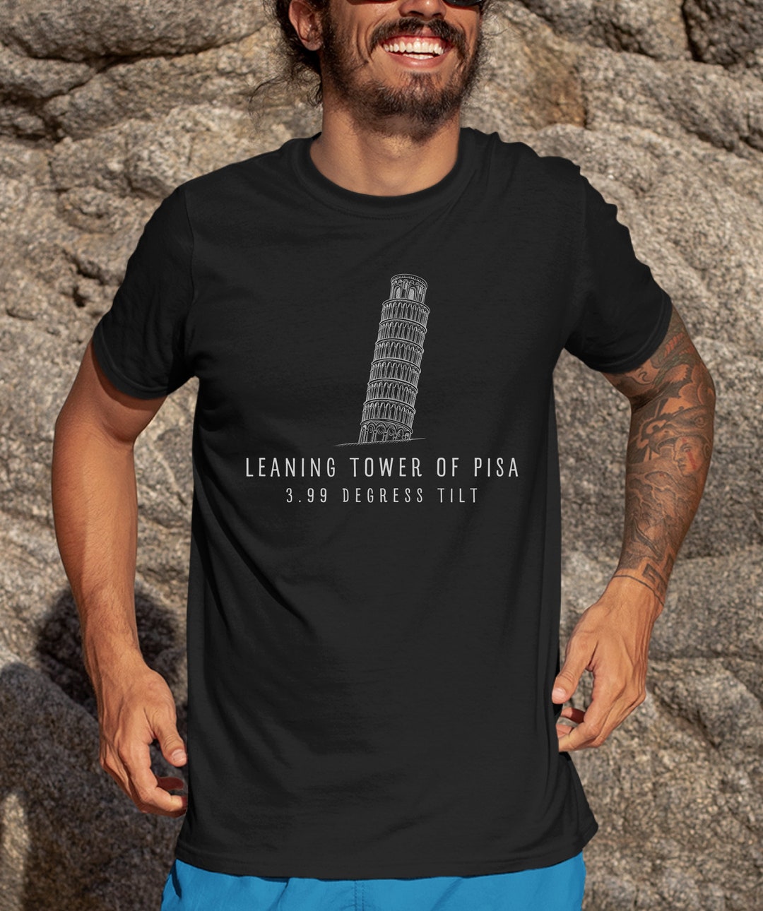 Leaning Tower of Pisa Tshirt, Travel Tshirt, Pisa Vacation Getaway Tee ...