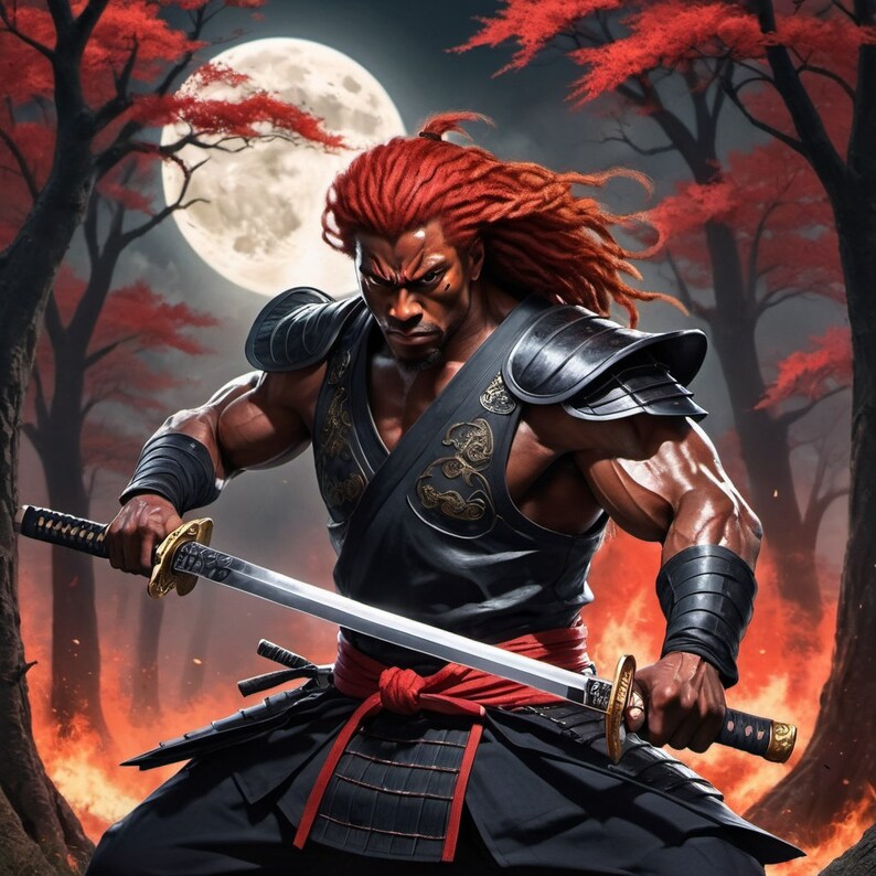 African Samurai - Etsy