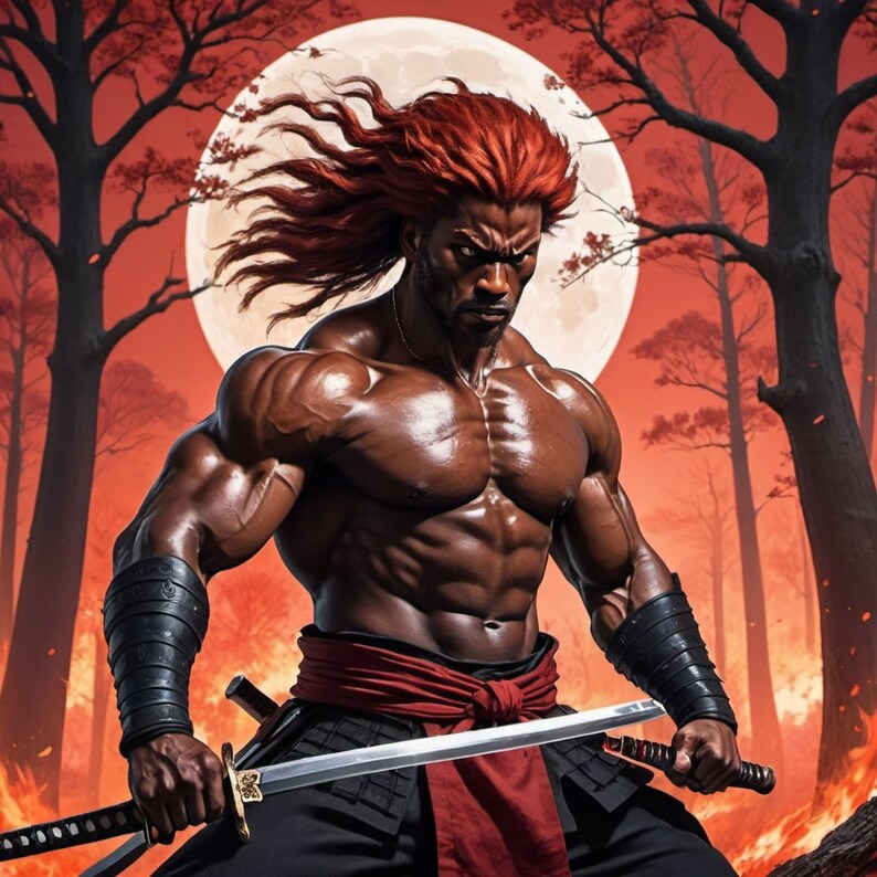 African Samurai - Etsy