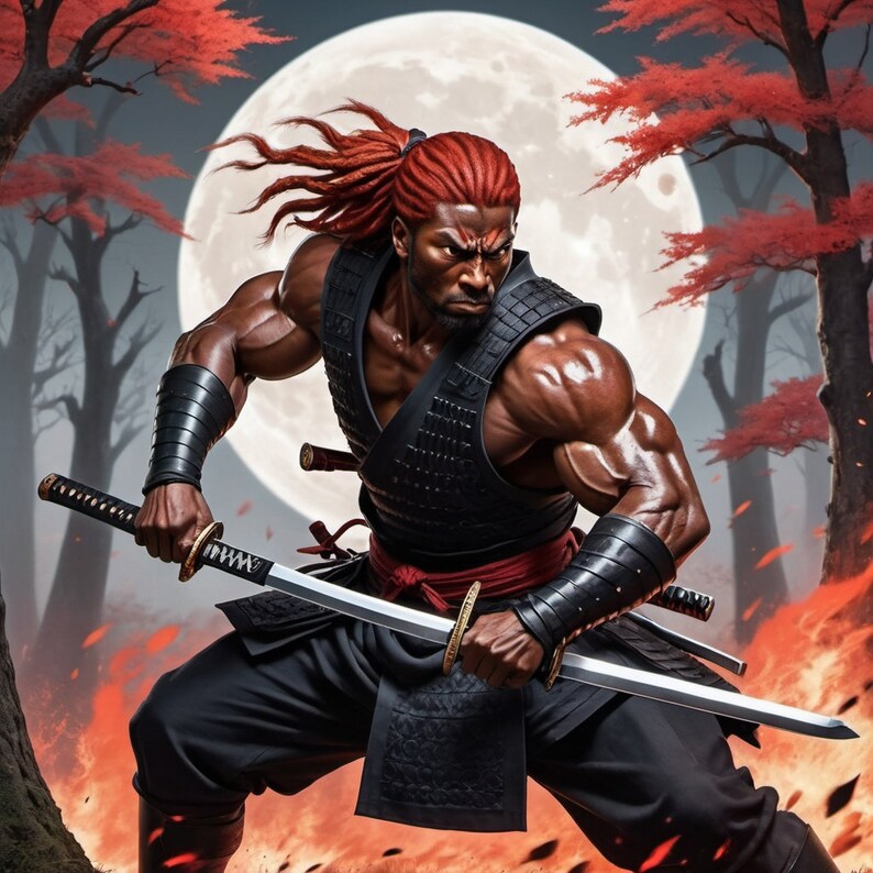 African Samurai - Etsy