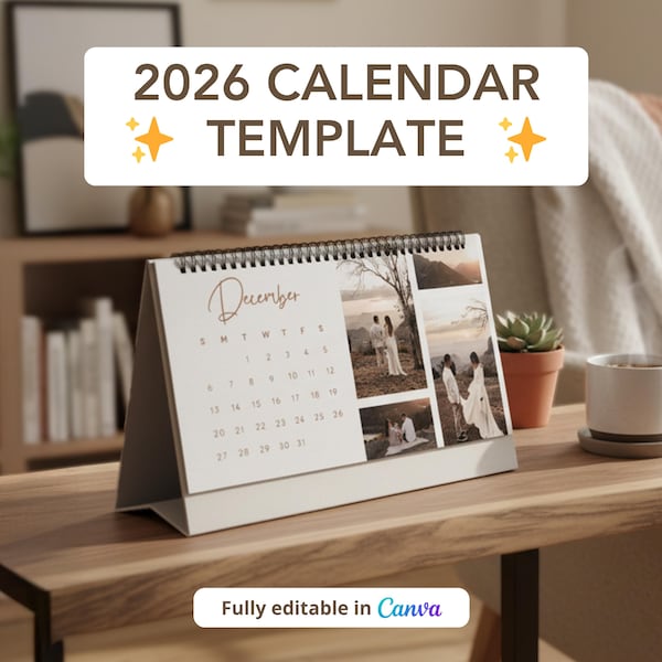 Personalized Photo Calendar 2026 - Etsy