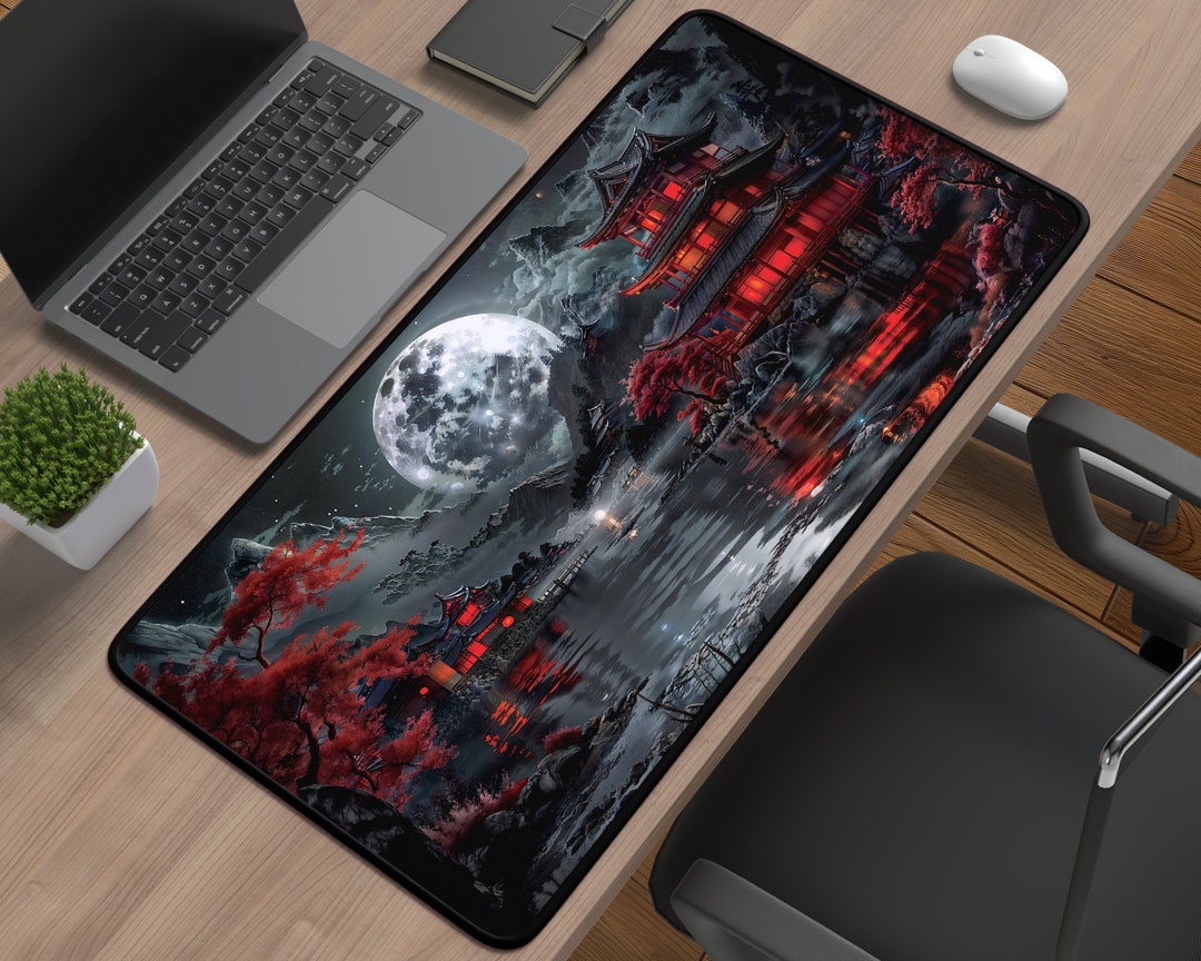 Beautiful Japanse XL Mousemat, Functional XXL Gamers Mousepad, Visual ...