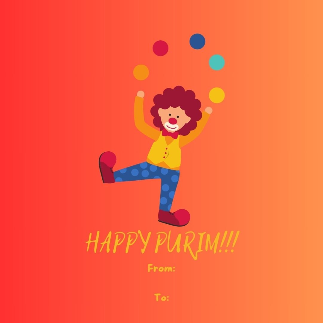 Digital Download, Purim Card, Simchas Purim - Etsy