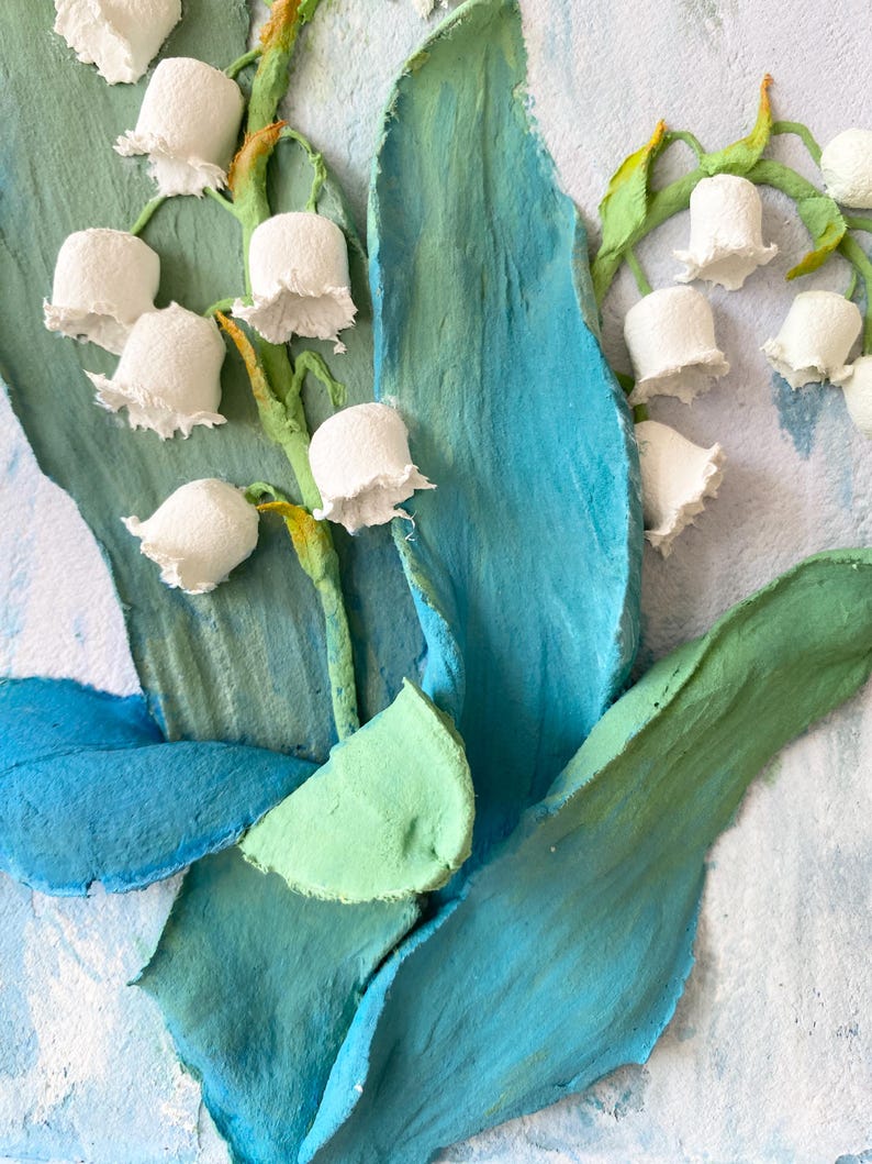 3D Flowers Sculpture Painting, Handcrafted 3D Artwork, Floral Framed ...