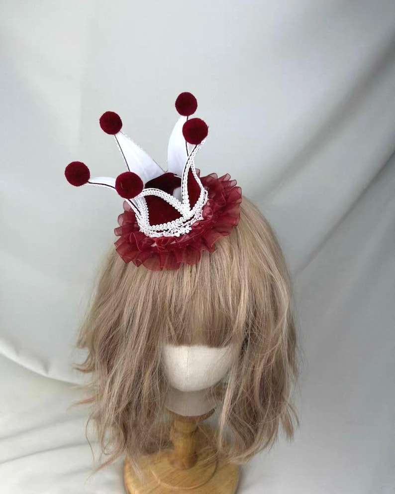 Circus Star Crown Mini Hat | Lolita Hair Clip | Halloween, Tea Party ...