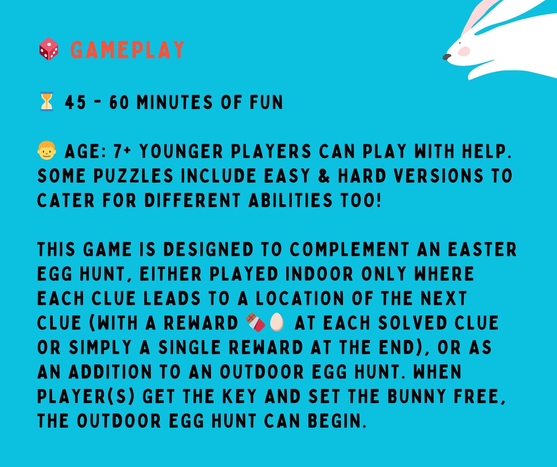 Easter Escape Room Game Printable for Kids Easter Egg Scavenger ...