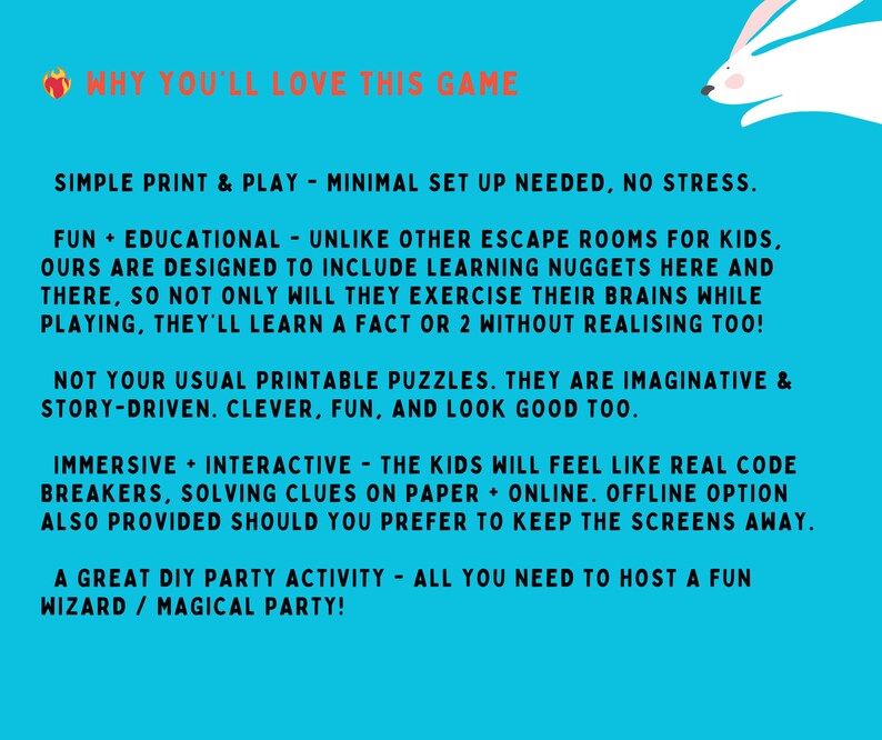 Wizard Escape Room Game Printable | Adventure Party Game for Kids, Teen ...