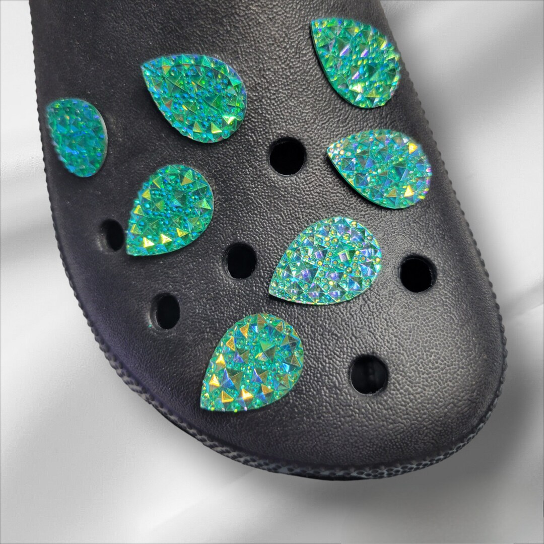 12pc BLING CROCS CHARMS - Etsy