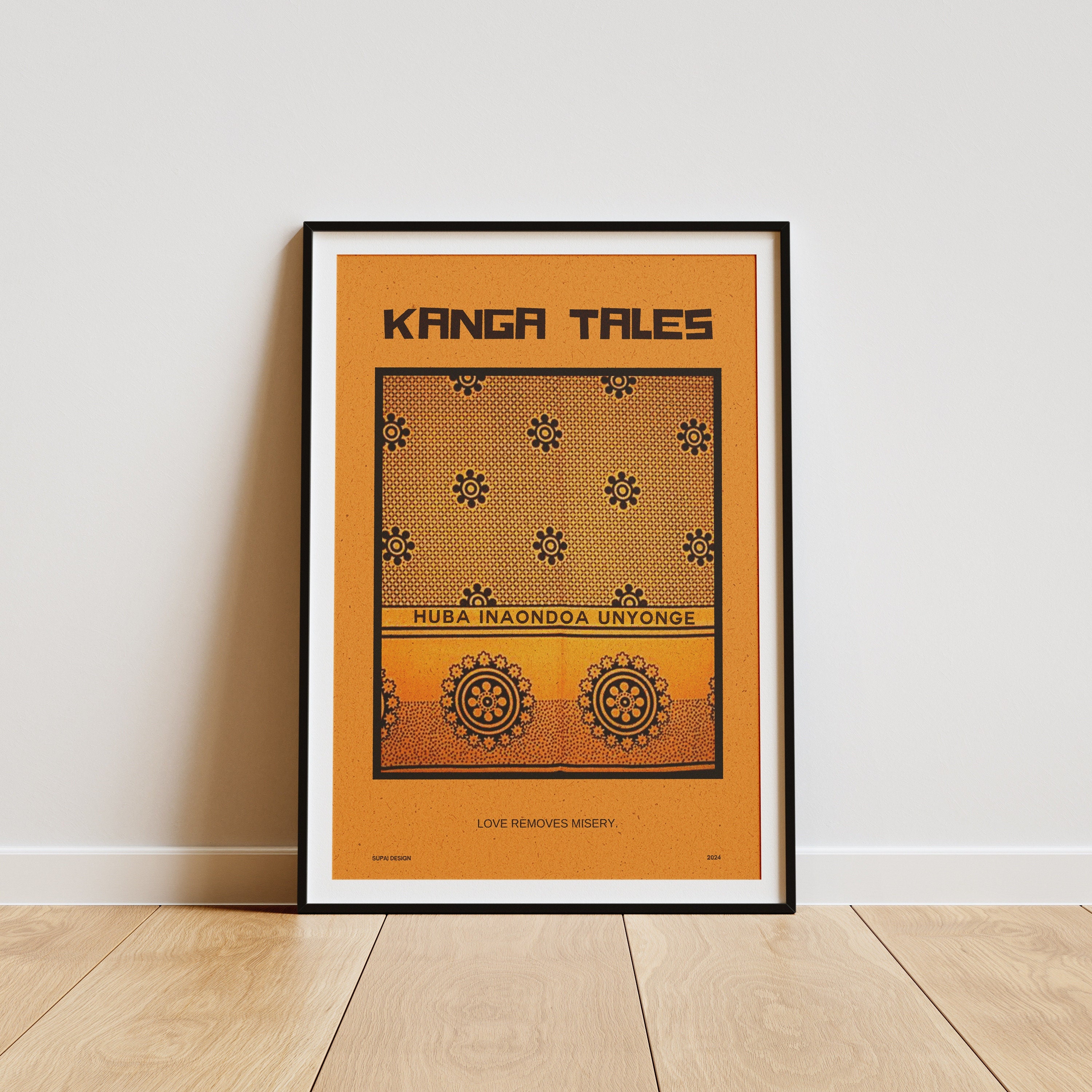 Kanga Tales Wall Art, Swahili Poster, Love Quotes Wall Art, Swahili ...