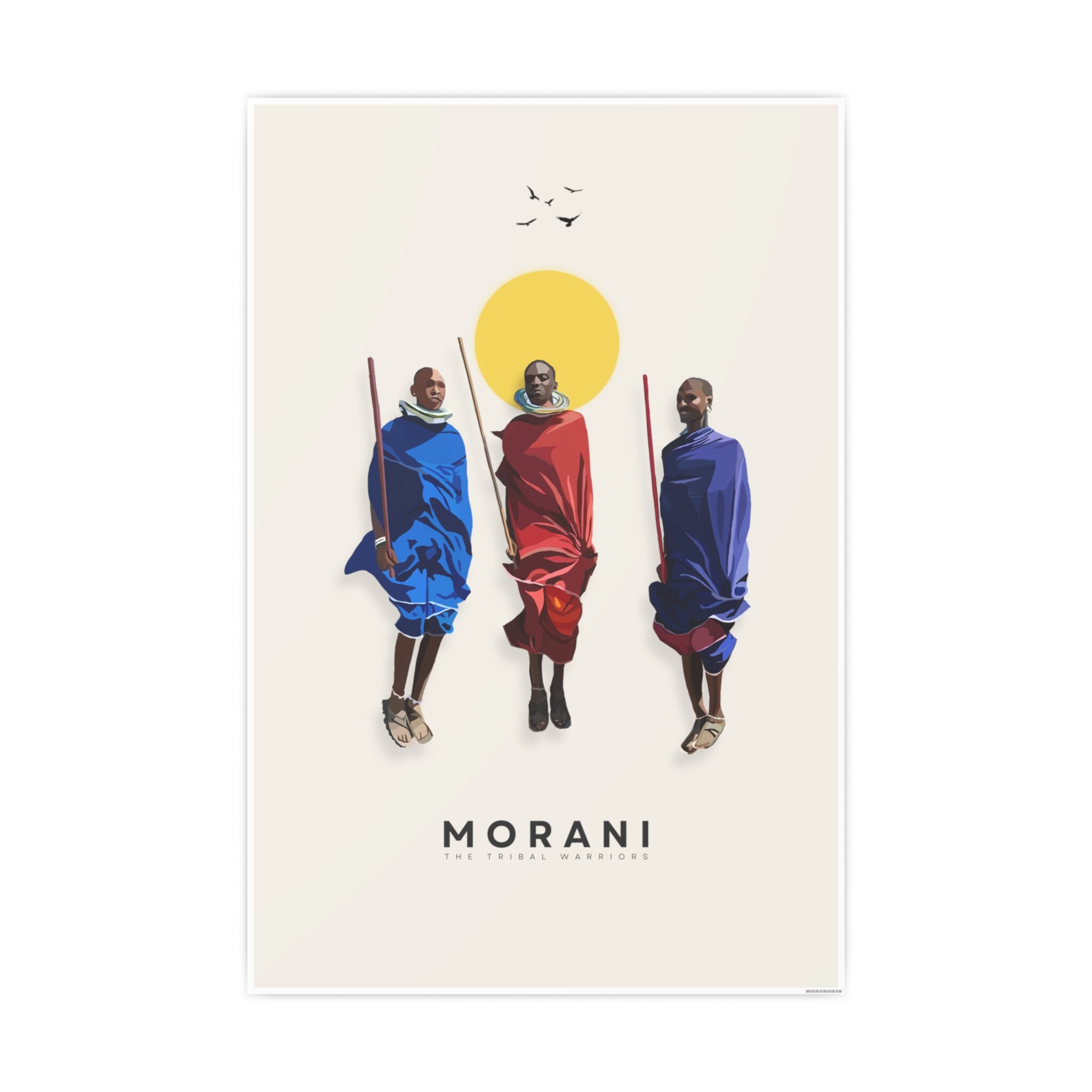 Art Photo Poster morani Warriors,wall Art, Maasai Wall Poster, African Design, Aesthetic Wall ...