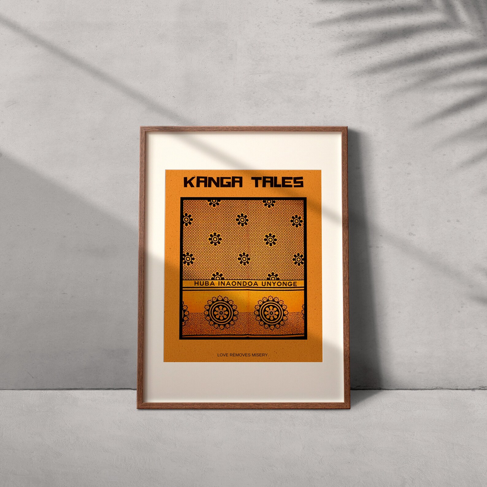 Kanga Tales Wall Art, Swahili Poster, Love Quotes Wall Art, Swahili ...